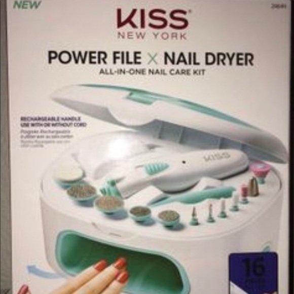 Bath & Body | Brand New In Box Kiss Power File And Nail Dryer All In ...